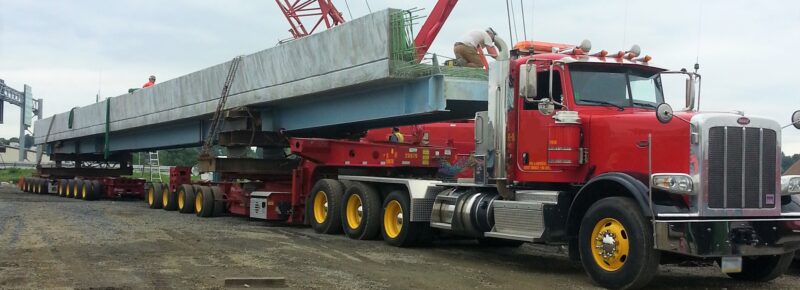 80 Ton 6/8 Axle Front/Rear Steer Dolly and 60 Ton 3/4 Axle Bunk Trailer ...